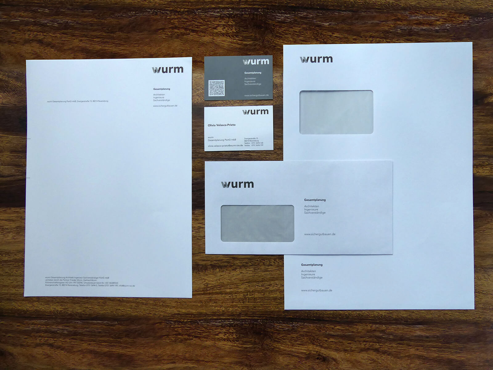 Wurm Gesamtplanung — Relaunch Corporate Design - KAOS Werbeagentur